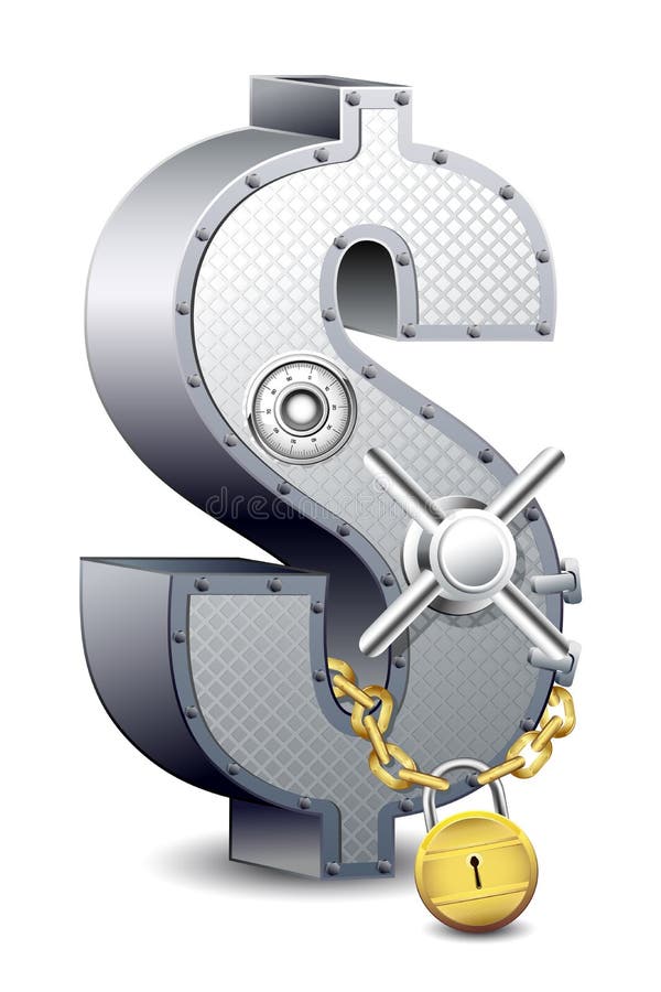 Banking safes stock illustration. Illustration of reserve - 5070697