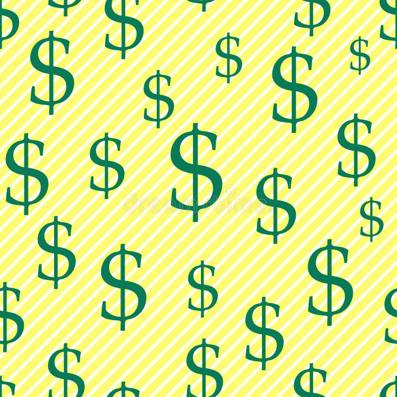 Dollar pattern stock vector. Illustration of america - 40998722