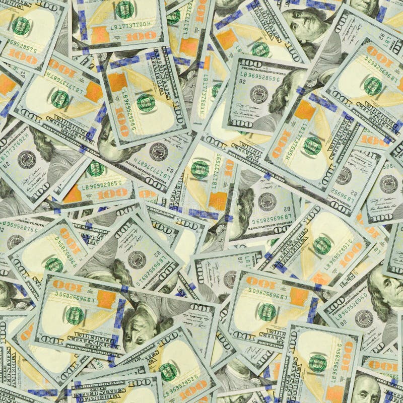 Seamless texture of bills stock photo. Image of cash - 148960216