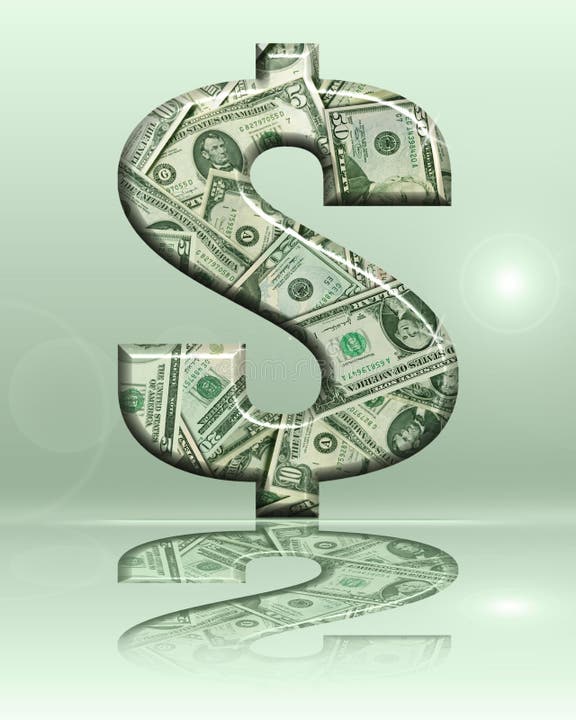 Reflective Embossed Dollar Sign Stock Illustrations – 52 Reflective ...