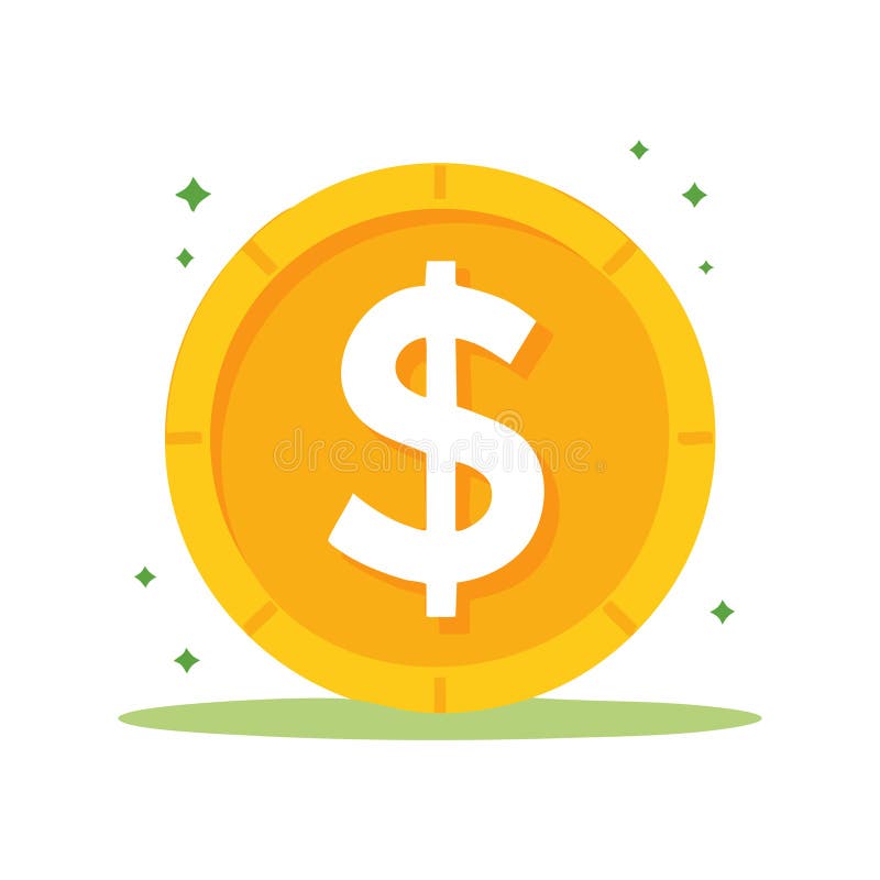 Dollar sign stock vector. Illustration of wealth, rich - 361490425