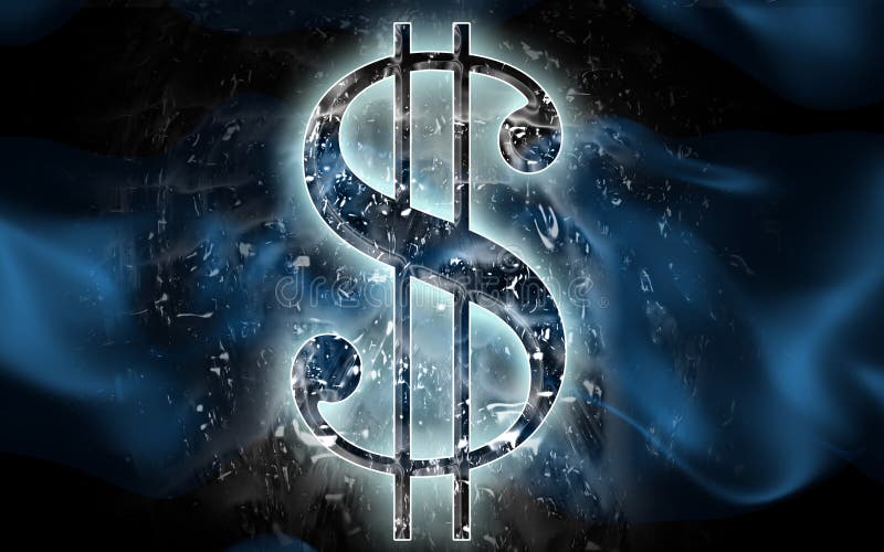 Dollar sign stock illustration. Illustration of colour - 5966690