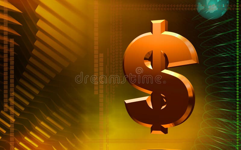 Dollar sign stock illustration. Illustration of dollar - 6223523