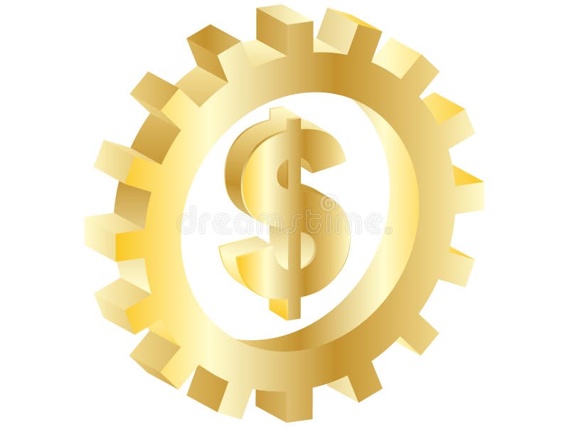 Dollar Symbol Gear Wheel Stock Illustrations – 2,655 Dollar Symbol Gear ...