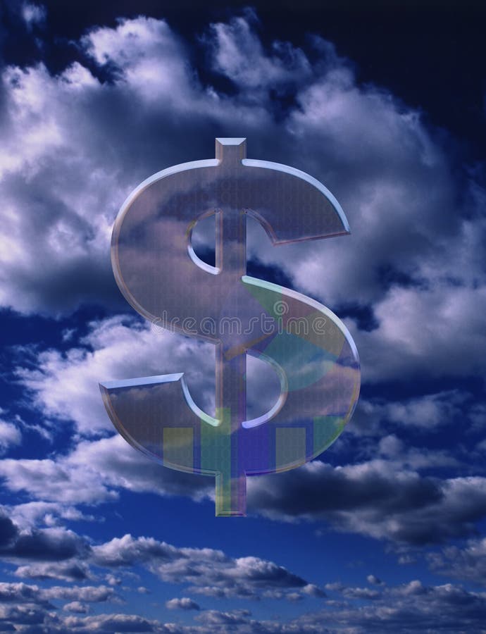 Dollar Sign with Binary Code Stock Illustration - Illustration of code ...