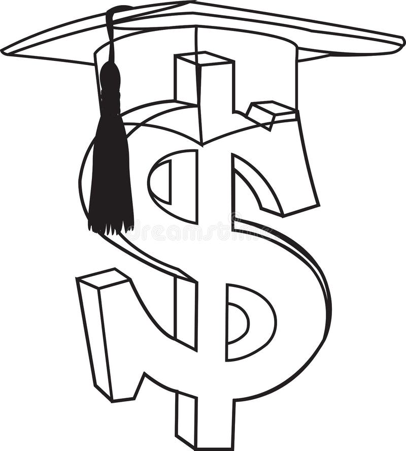 Dollar Sign Graduation Hat Stock Illustrations – 376 Dollar Sign ...