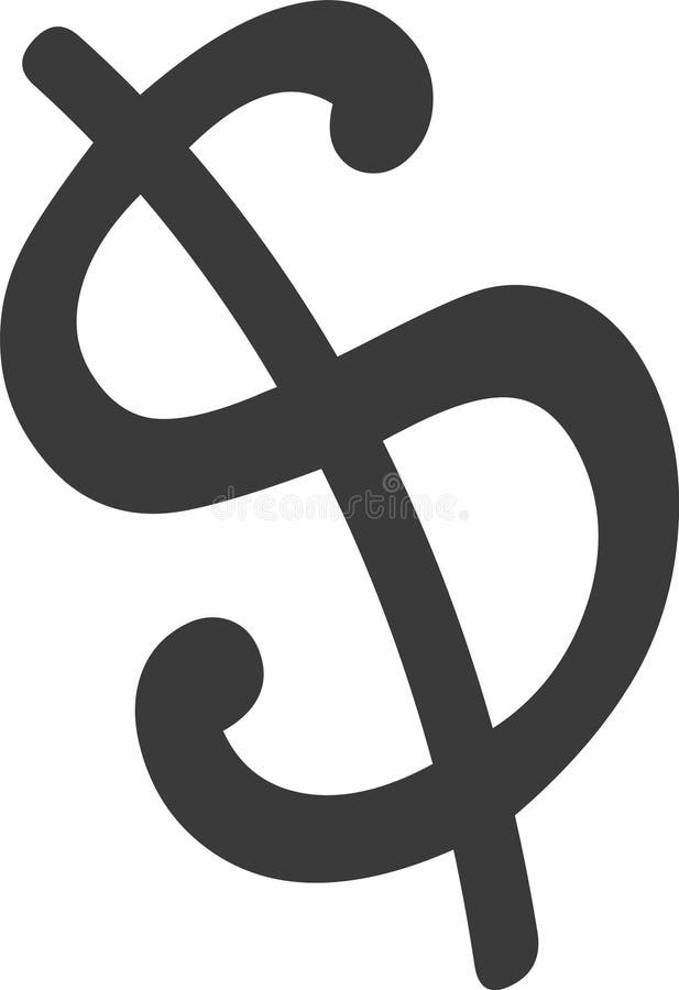 Dollar Sign Lettering Street Graffiti Stock Vector - Illustration of ...