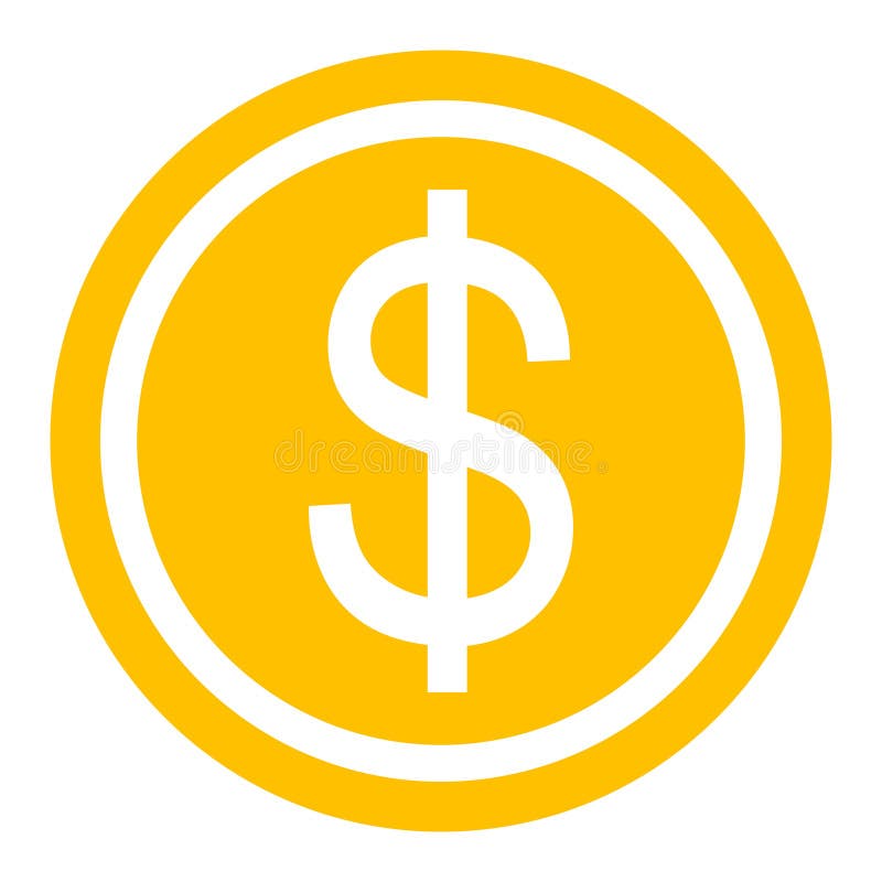 Dollar sign icon stock vector. Illustration of cash - 323793660