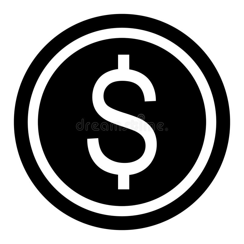Dollar sign icon stock vector. Illustration of income - 323794188