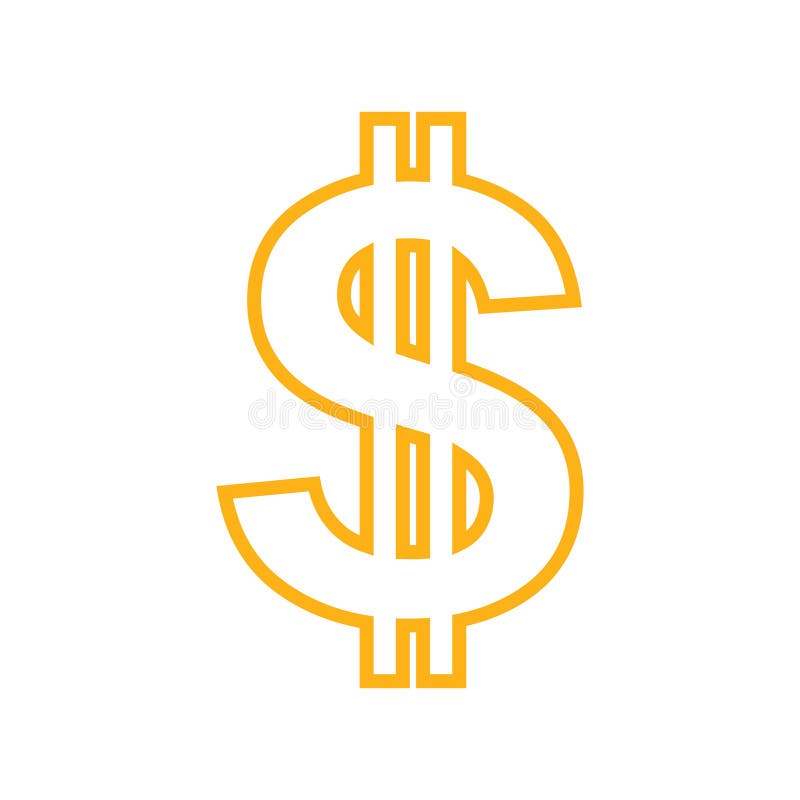 Dollar sign icon stock vector. Illustration of income - 322385585