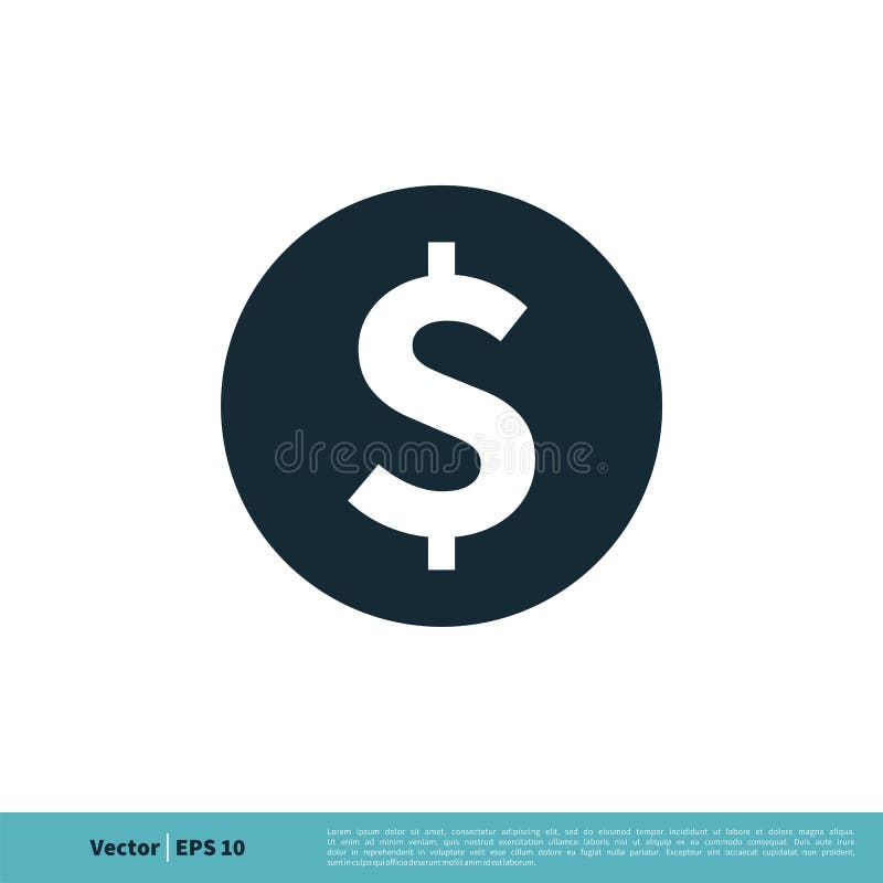 Dollar Sign Icon Vector Logo Template Illustration Design. Vector EPS ...