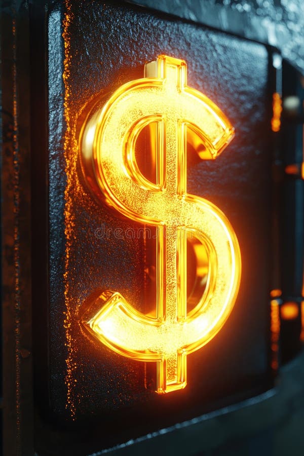 Dollar Sign Lit Up Dark Room Stock Photos - Free & Royalty-Free Stock ...
