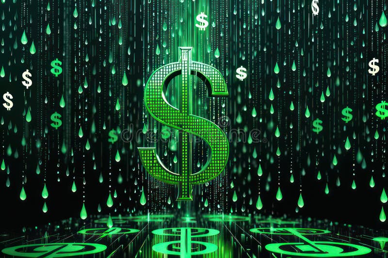Dollar in matrix stock illustration. Illustration of dollar - 77013824 Dollar in matrix stock illustration. Illustration of dollar - 77013824