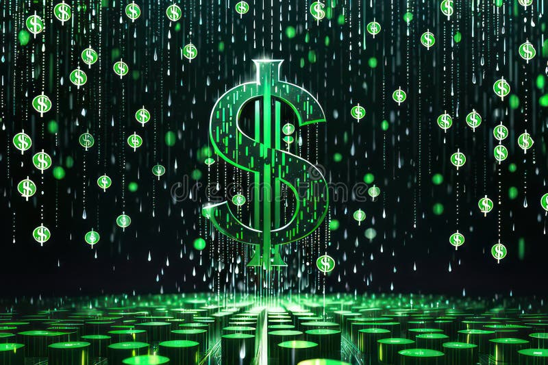 Dollar in matrix stock illustration. Illustration of dollar - 77013824 Dollar in matrix stock illustration. Illustration of dollar - 77013824