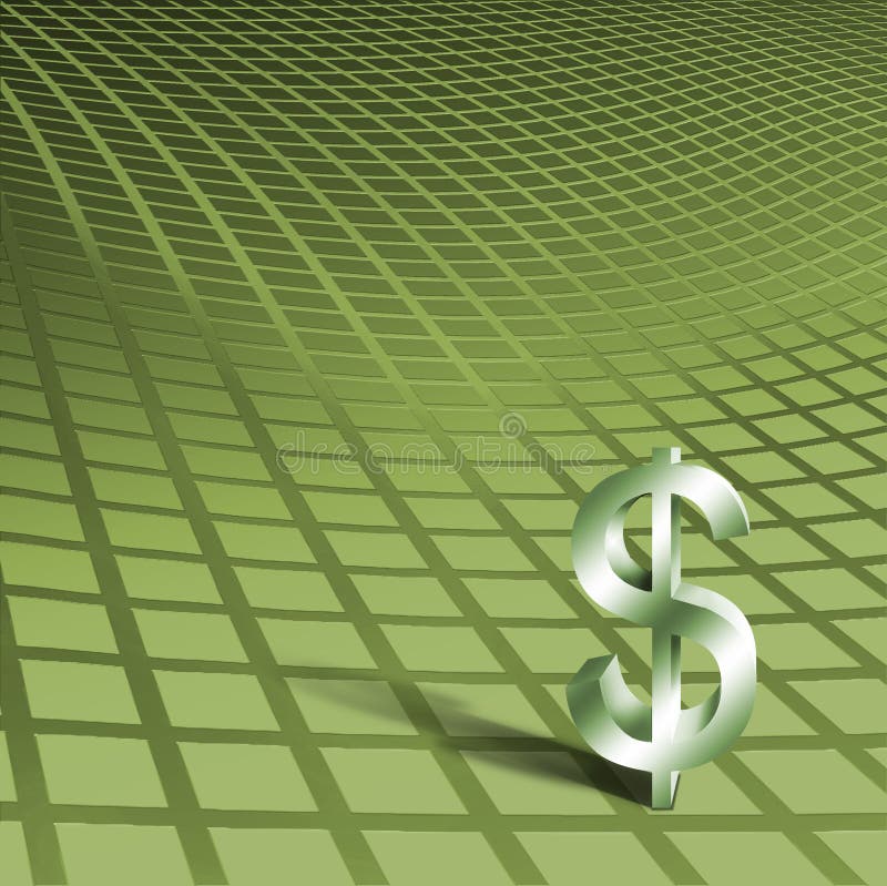 Dollar Sign with Binary Code Stock Illustration - Illustration of code ...