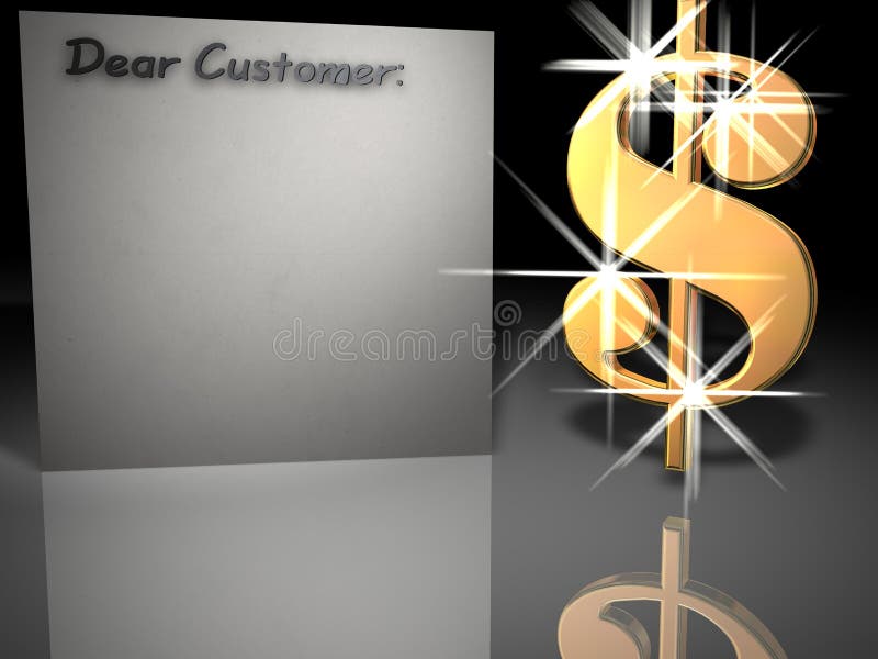 Dollar sign and note stock illustration. Illustration of flare - 5971688
