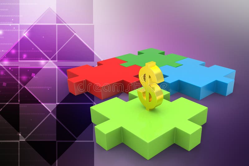 Dollar Sign Puzzle Piece Stock Illustrations – 603 Dollar Sign Puzzle ...