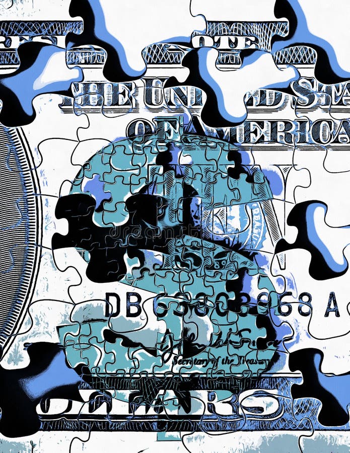 Dollar Sign with Binary Code Stock Illustration - Illustration of code ...