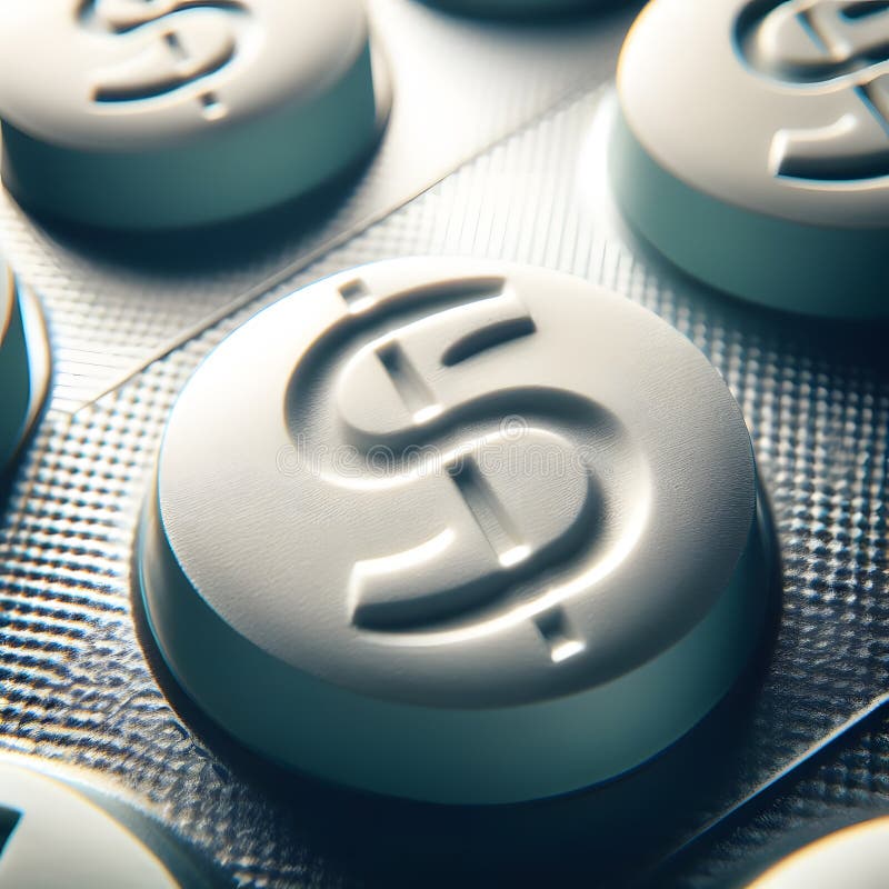 Dollar Sign Stamped Onto Tablet Stock Photo - Image of business, profit ...