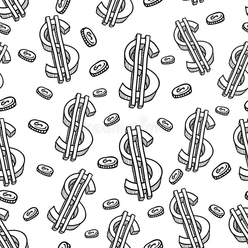 Dollar sign, vector stock vector. Illustration of backdrop - 74588544