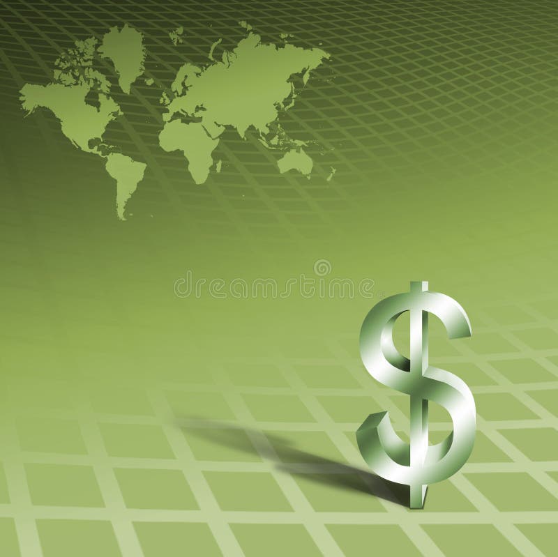 Dollar sign stock illustration. Illustration of cartography - 181828787