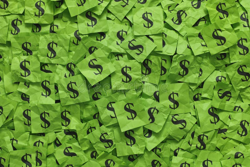 Dollar signs stock photo. Image of shot, note, paper - 46090612