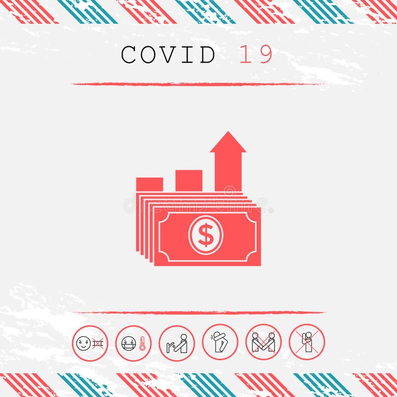 Dollar Stack Icon. Money Growth Concept. Graphic Elements for Your ...