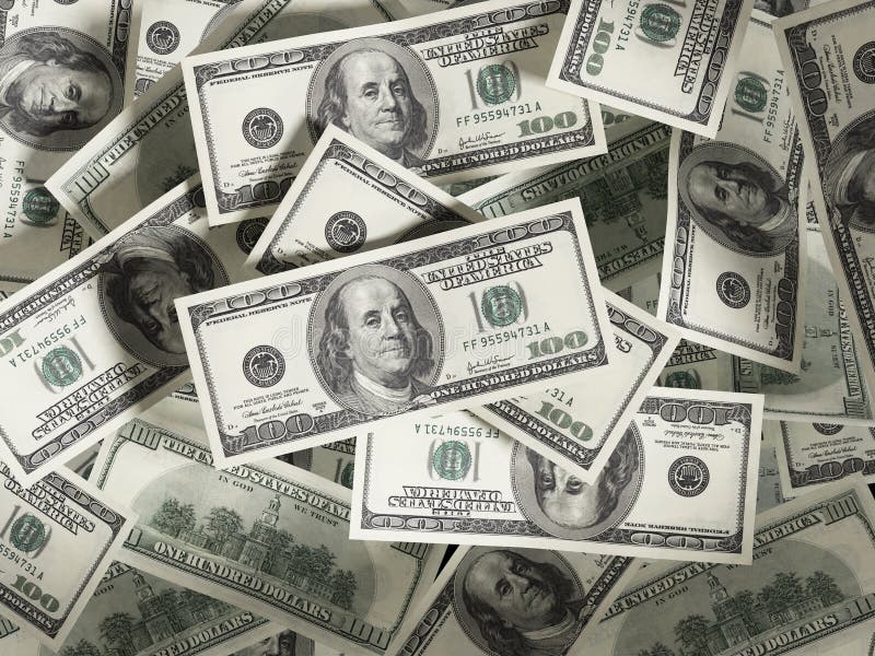 Dollar stack stock illustration. Illustration of bill - 45923120