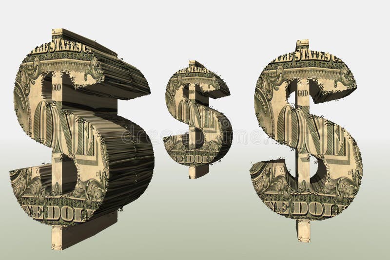 Dollar symbol stock illustration. Illustration of card - 1056680