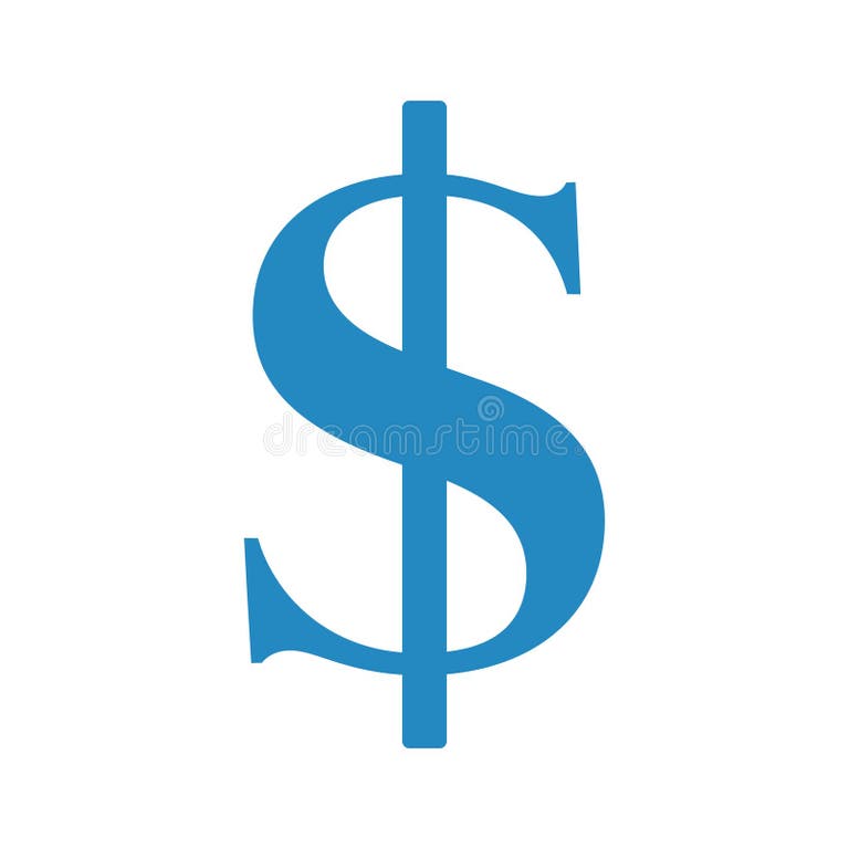 Dollar symbol stock vector. Illustration of neutral - 350248285