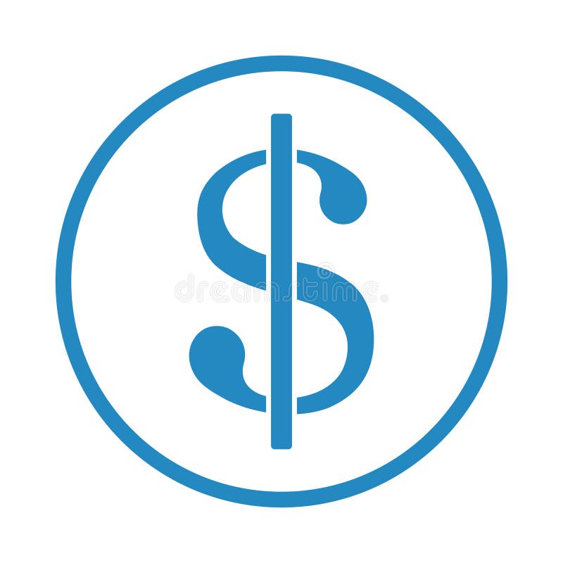 Dollar symbol stock vector. Illustration of sign, finance - 350248320