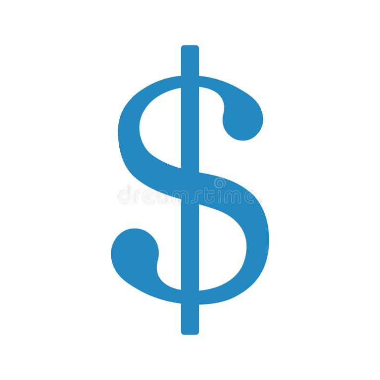 Dollar symbol stock vector. Illustration of neutral - 350248330