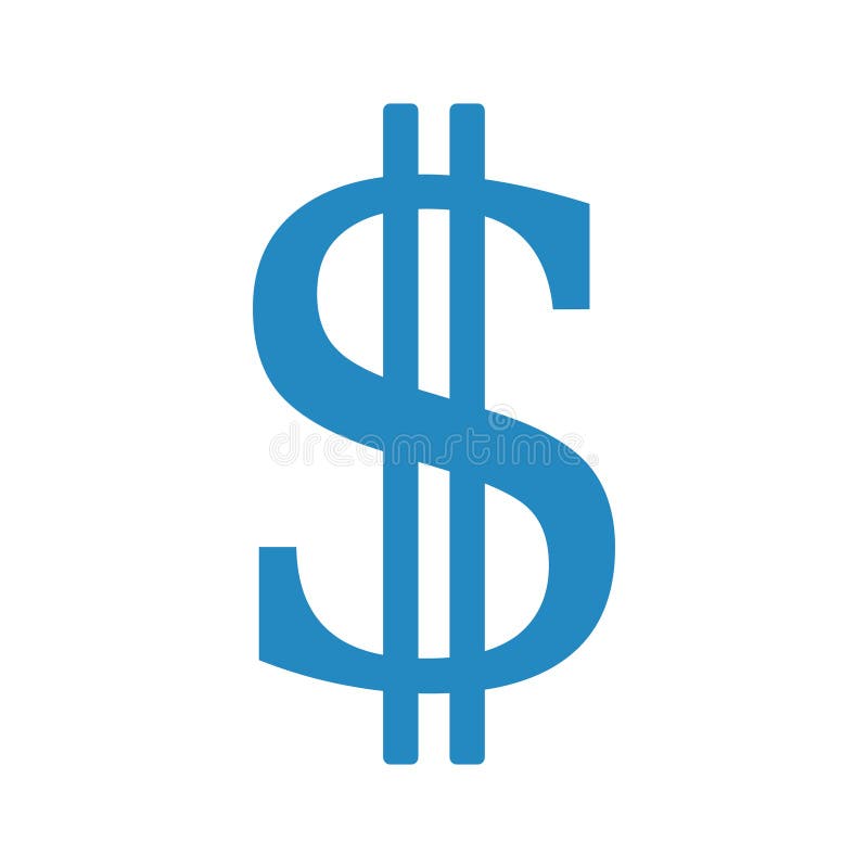 Dollar symbol stock vector. Illustration of neutral - 350248350