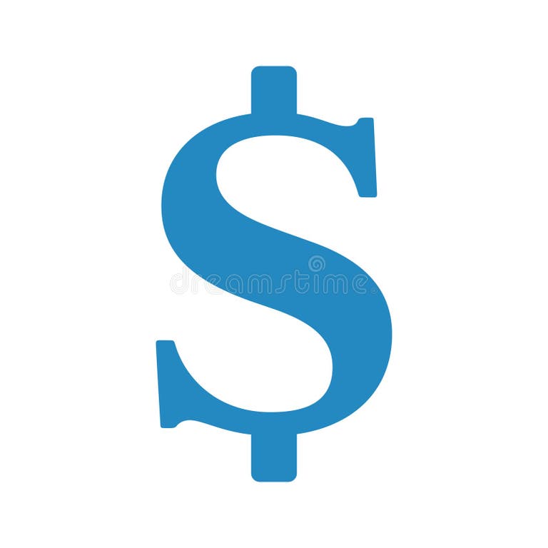 Dollar symbol stock vector. Illustration of cash, wealth - 350248352