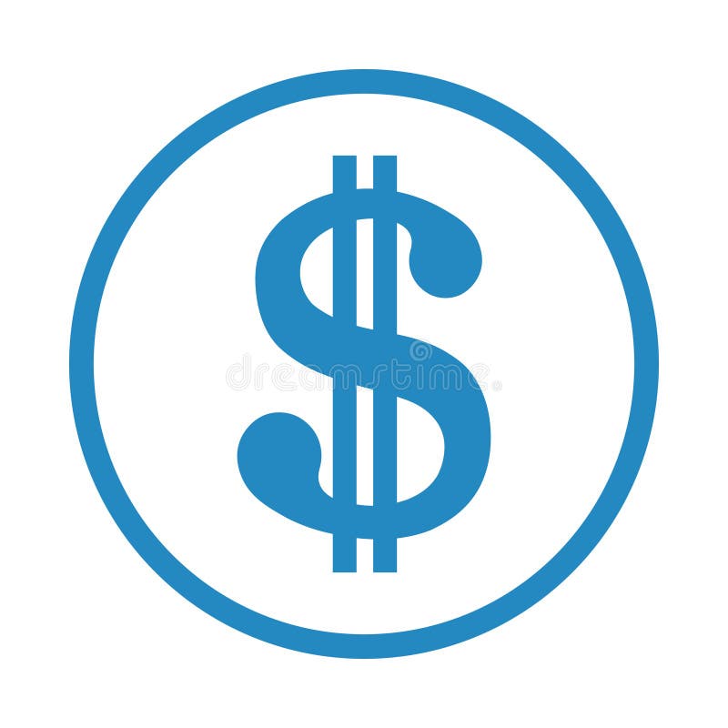 Dollar symbol stock vector. Illustration of isolated - 350248348