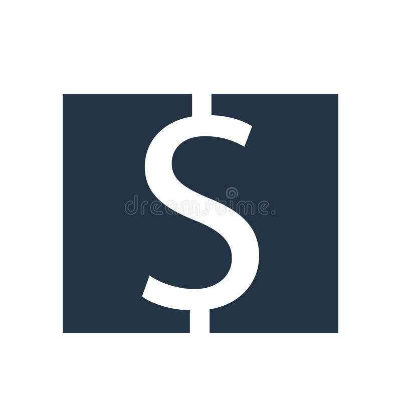 Dollar Symbol Icon Vector Isolated on White Background, Dollar Symbol ...