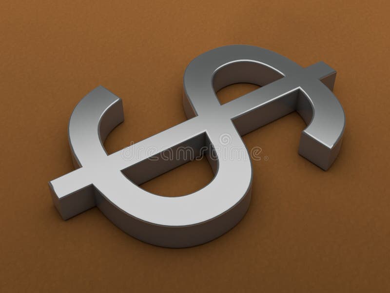 Dollar symbol stock illustration. Illustration of solo - 42363951