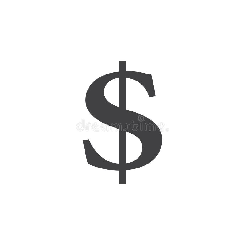 Dollar Symbol. Sign, Solid Logo Illustration, Pictogram I Stock ...