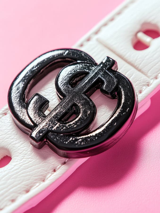 Dollar Symbol on White Belt Stock Image - Image of sign, capitalism ...