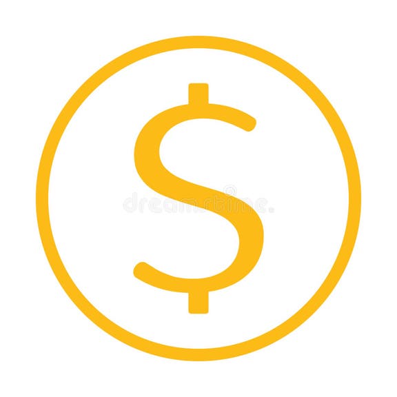 Dollar symbol stock vector. Illustration of income, symbol - 350252329