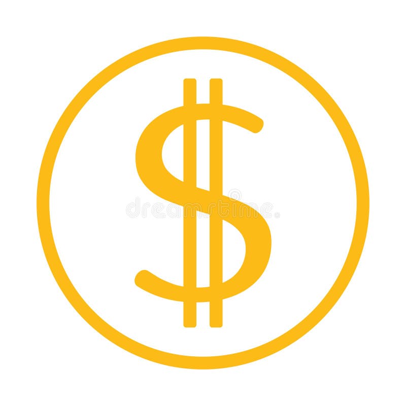 Dollar symbol stock vector. Illustration of currency - 350252331