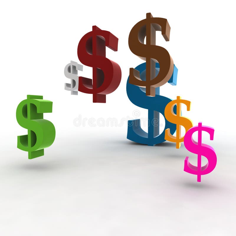 Dollar Symbols Picture. Image: 4347746