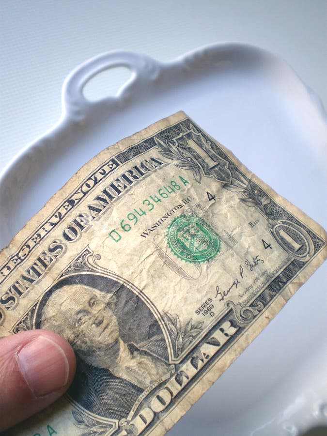 Tip stock photo. Image of money, gratuity, dollar, receipt - 11301778