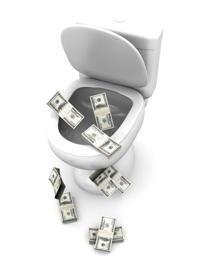 Money Toilet Paper Stock Illustrations – 375 Money Toilet Paper Stock ...