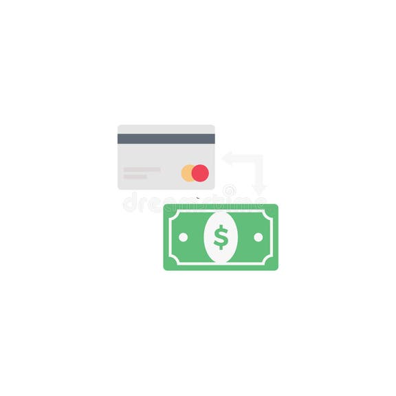 Dollar Vector Flat Colour Icon Stock Vector - Illustration of dollar ...