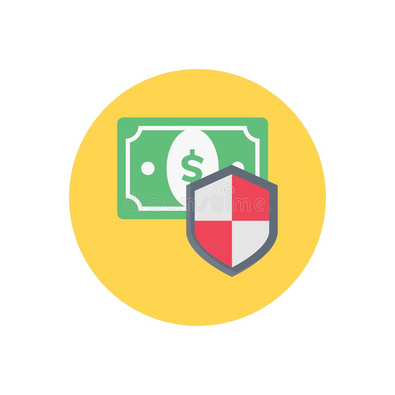 Dollar Vector Flat Colour Icon Stock Vector - Illustration of financial ...