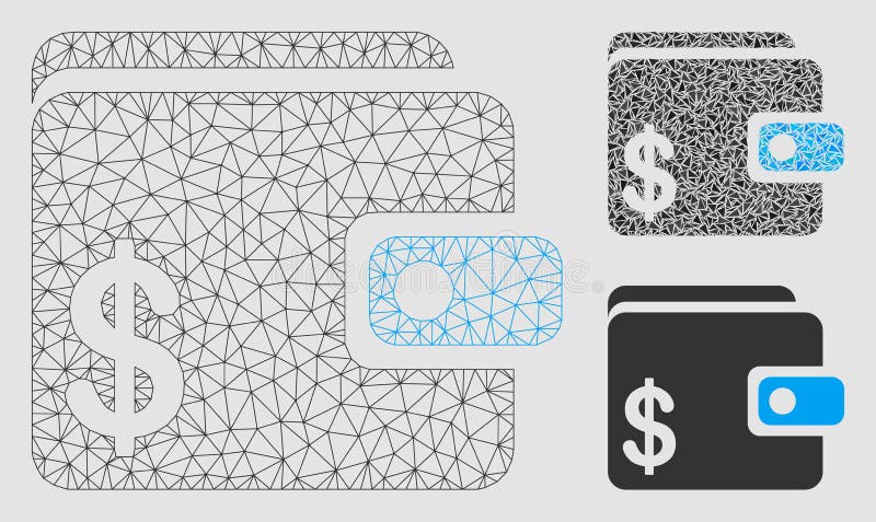 Dollar Wallet Vector Mesh Carcass Model and Triangle Mosaic Icon Stock ... Dollar Wallet Vector Mesh Carcass Model and Triangle Mosaic Icon Stock ...