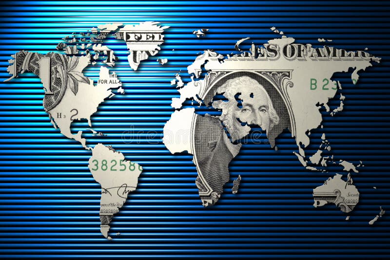 Dollar world stock illustration. Illustration of washington - 4298238