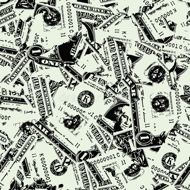 Dollars stock vector. Illustration of dollar, texture - 3080825