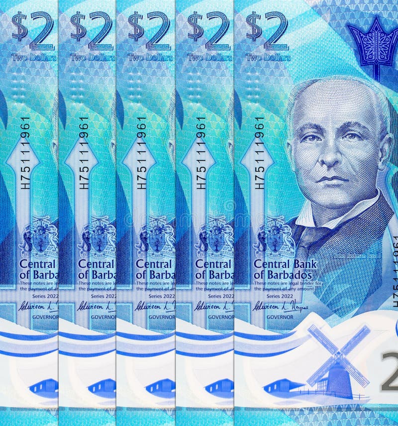 John Redman Bovell a Portrait from Barbadian Money Stock Image - Image ...